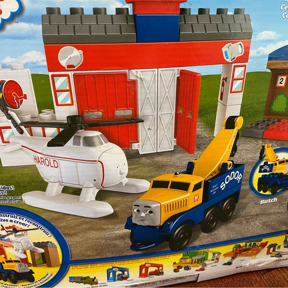 Mega Bloks | Toys | Thomas And Friends Mega Bloks Play Set Harold And ...